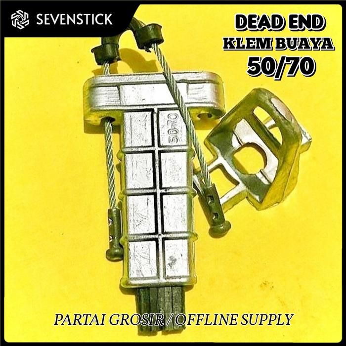 Jual Dead End Clamp 50 70 Bracket FO Fiber Optic Accessories - Kab ...