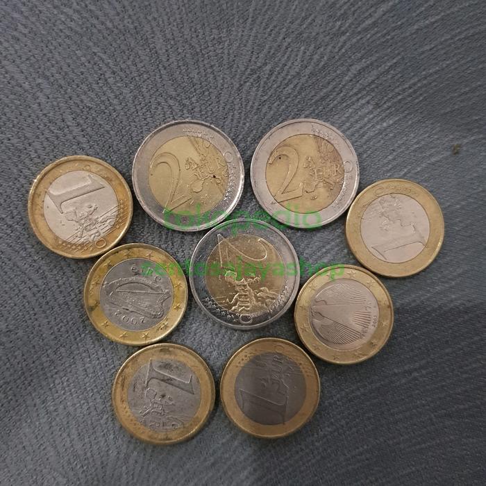 Jual koin coin euro pecahan 1 atau 2 euro - Kota Tangerang Selatan ...