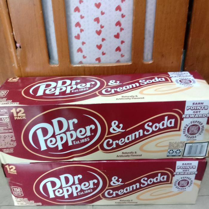 Jual dr pepper cream soda 355 ml x 12 kaleng/soft drink - Jakarta Selatan - Classy's storee ...
