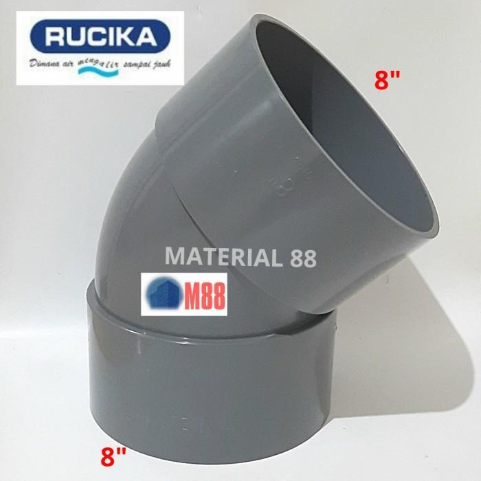 Jual Keni 45 derajat 8 inch RUCIKA D - Elbow Knee Pipa PVC - Kab. Bandung - Sanitary Jaya ...