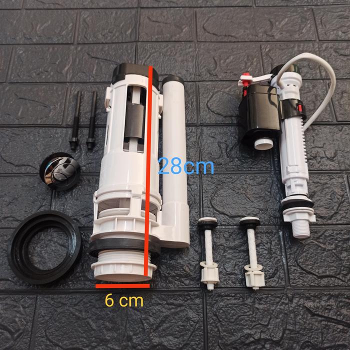 Jual Sparepart / alat tabung closet duduk / sparepart toilet dual flush ...