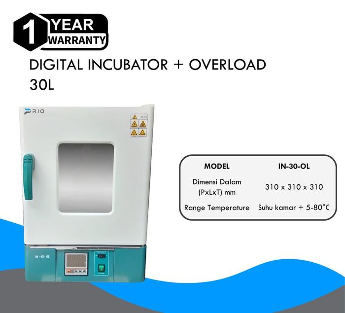 Jual Oven & Incubator Inkubator Double Function 30 Liter | Prio IO-30-OL - Jakarta Utara - Lab ...