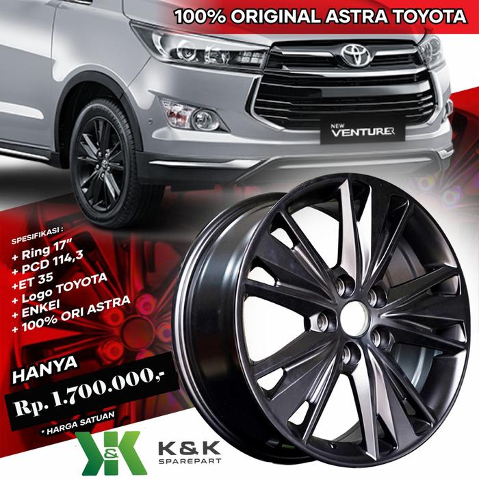 Jual Velg Innova Reborn Venturer Ring 17 (Original ASTRA) 42611-YP010 ...