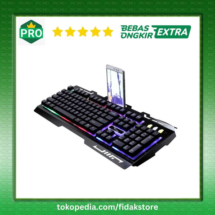 Promo Keyboard Gaming LED RGB Leopard G700 Keyboard PC Komputer Laptop Game - Jakarta Barat ...