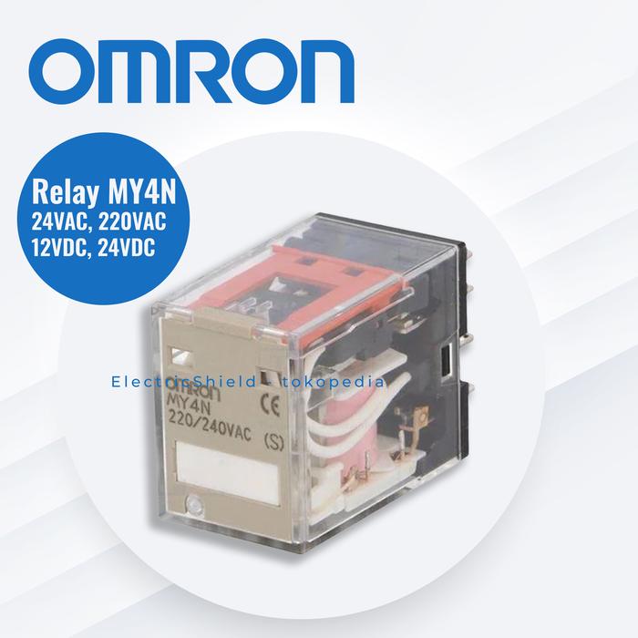 Jual Relay Omron MY4N 220VAC, 24VDC, 12VDC, 24VAC - 24VAC - Jakarta Pusat - Electric Shield ...