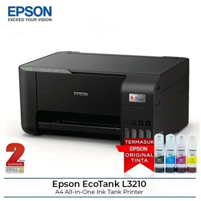 Jual Epson EcoTank L3210 A4 All-in-One Ink Tank Printer Print Scan Copy A4 - Kota Denpasar ...