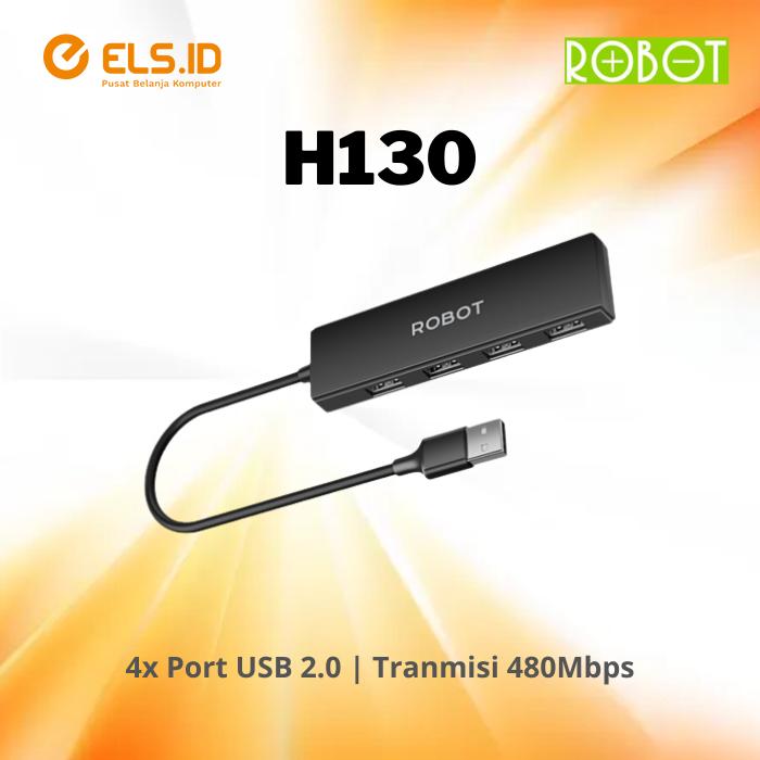 Jual Robot H130 USB HUB 4 Port Portable USB 2.0 - Kota Yogyakarta - ELS Computer | Tokopedia
