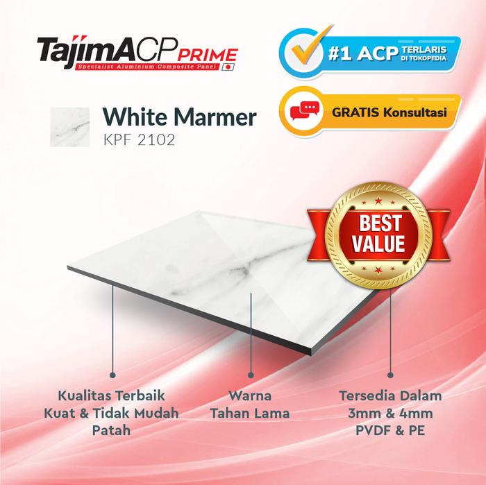 Jual ACP motif marmer putih dan marble hitam, lebih kuat dari marmer ...