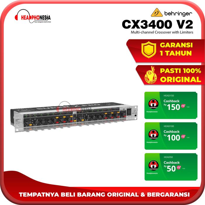 Jual Behringer Super-X Pro CX3400 V2 Multi-channel Crossover with ...