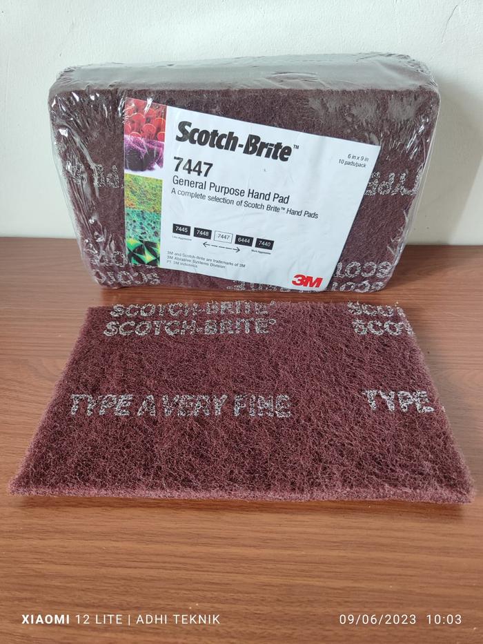 Jual Scotch Brite 3M 7447 Red / Merah Maroon Scoth Brite - Kab. Bekasi ...
