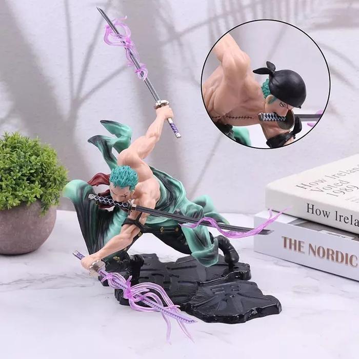 Jual Figure One Piece Roronoa Zoro Santoryu Onigiri Enma Daisen Sekai ...