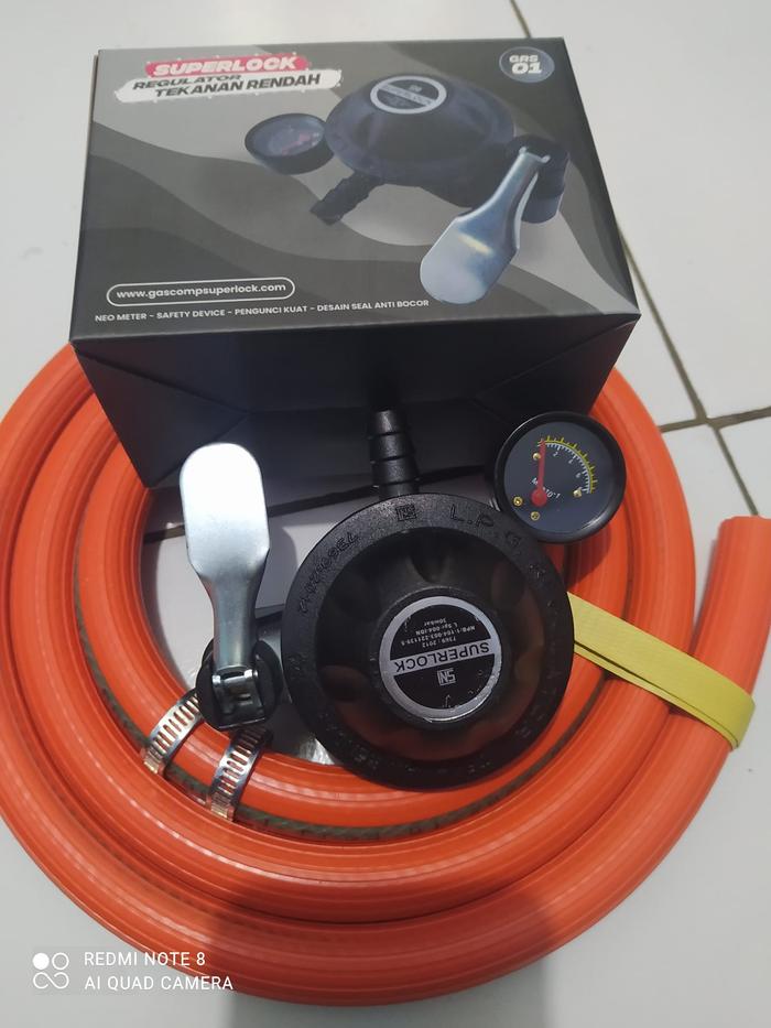 Jual Regulator + Selang Gas Modena Bravareg Matic Superlock GRS 01 ...