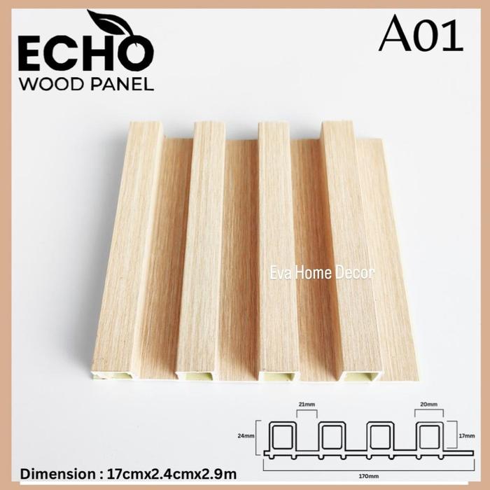 Jual Wallpanel PVC Kisi Kisi Vertical / Wall Panel Dinding / Wood Panel ...