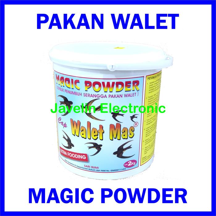 Jual Pakan Walet Magic Powder Cap Walet Mas Isi 2 Kg Makanan Burung ...