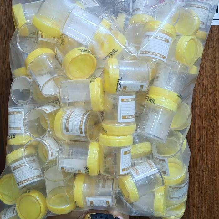 Jual POT URINE STERIL 60 ML 100 PCS | STERILE CONTAINER - Kota ...