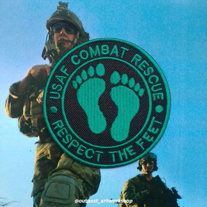 Jual Patch USAF Combat Rescue Respect The Feet Emblem - Kab. Bantul ...