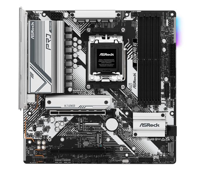 Jual Motherboard Asrock B650m Pro Rs - Am5, Amd B650, Ddr5, Usb3.2 Type ...