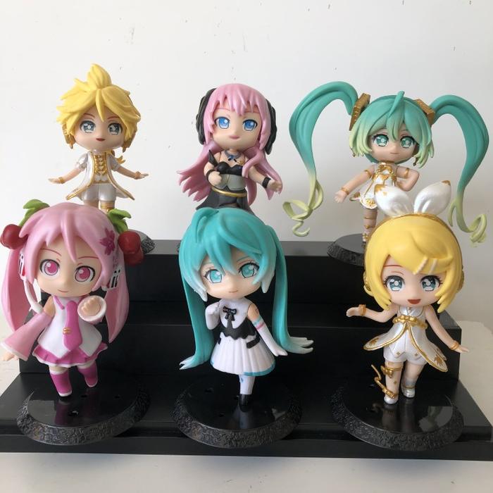 Jual Action Figure Set Hatsune Miku Vocaloid Loose Mini Figure - Kota ...