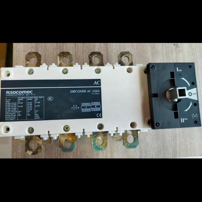 Jual Ohm Saklar - Change Over Switch - COS Socomec Sircover 4P 250A - Jakarta Pusat - Surya ...