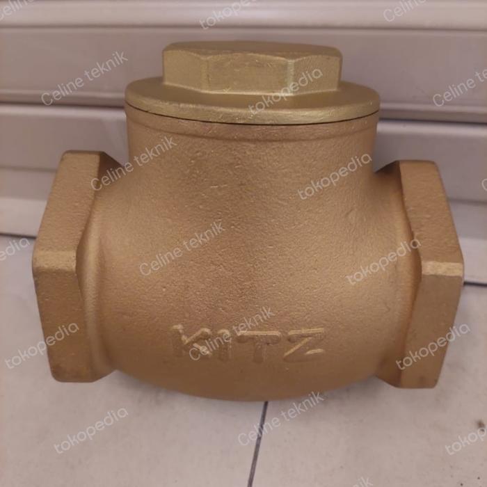 Jual Check Valve Kitz Kuningan 3" Inch / Lift Check Kuningan Kitz ...