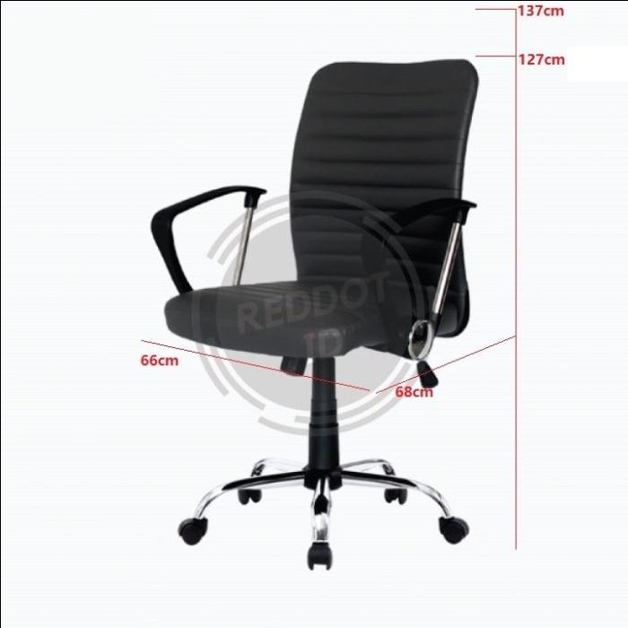 Jual Kursi Tempat Duduk Staff Kerja Kantor Roda Troli Hidrolik Ergonomis - Jakarta Barat ...