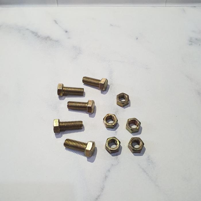 Jual Baut M8x20 / Mur Baut 8 x 20 / Baut Kuning 8x20 / Baut Siku Lubang ...