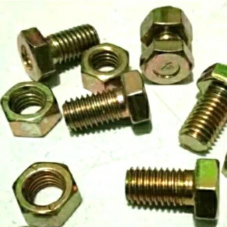 Jual Baut Mur untuk Rak Siku M8x15 Kunci 12 / BMK 8x15 kuning - Jakarta Barat - Perdana ...