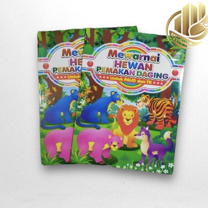 Jual buku mewarnai seri hewan pemakan daging ukuran besar - Kab. Bekasi ...