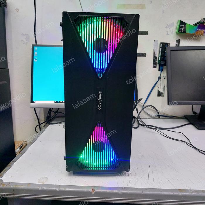 Jual PC GAMING FULL SET PROSESOR AMD ATHLON 3000G,SSD 256GB,RAM16GB,VGA ...