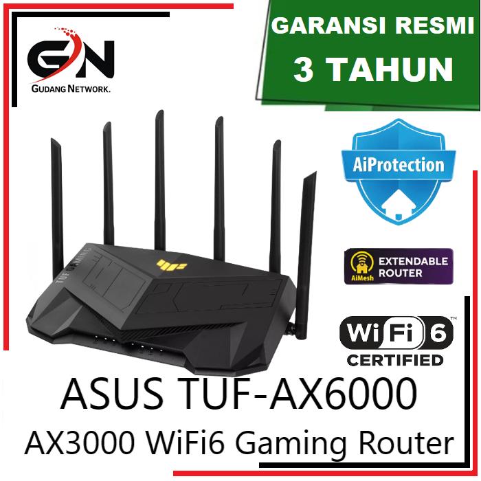 Jual ASUS TUF-AX6000 TUF Gaming AX6000 Dual Band WiFi 6 Gaming Router ...