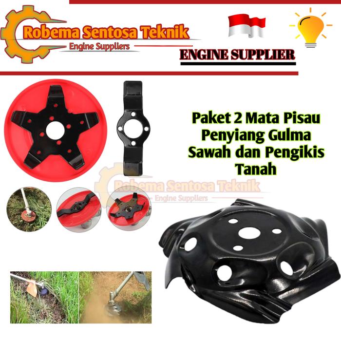 Jual Pisau Potong Rumput Model Pengikis Tanah dan Penyiang Gulma Sawah ...