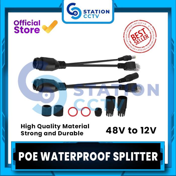 Jual POE Splitter 48V Outdoor Waterproof / Kabel Injector LAN - Jakarta ...