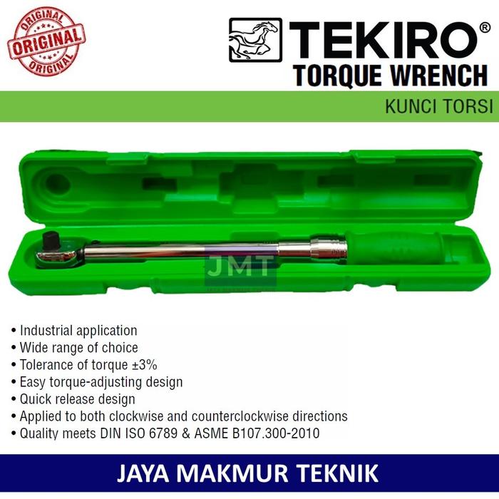 Jual TEKIRO Kunci Torsi 3/8" 1/2" 3/4" 1" in Torque Wrench Ratchet ...