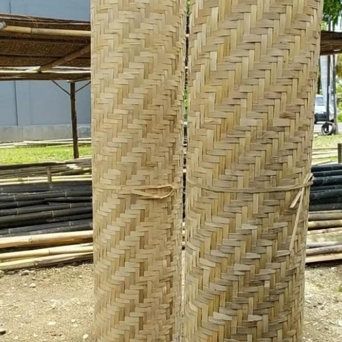 Promo bilik bambu polos anyaman bambu 2×3 meter - Kab. Pangandaran ...