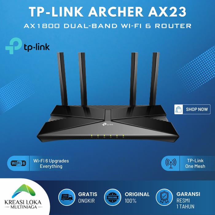 Jual TP LINK ARCHER AX23 TPLINK TL-AX23 AX1800 Dual Band Wifi 6 Router ...