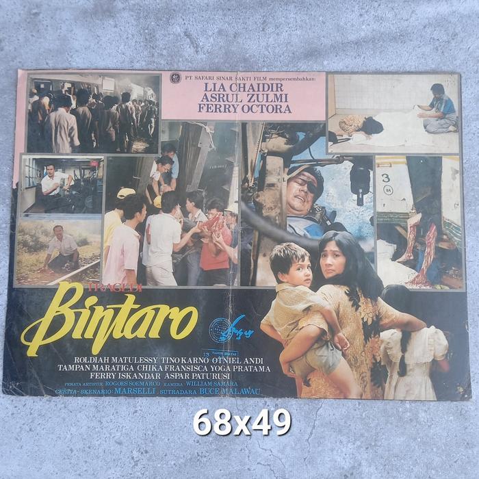 Jual Poster Film Bioskop Lawas Original Era 80's Judul Tragedi Bintaro ...