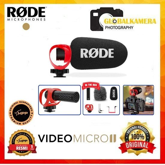 Jual Rode VideoMicro II Camera-Mount Compact Shotgun Microphone ...