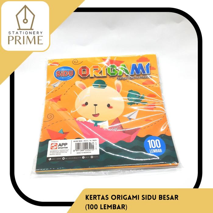 Jual Kertas Origami / Kertas Lipat Sinar Dunia SIDU ( 100 Lembar ...