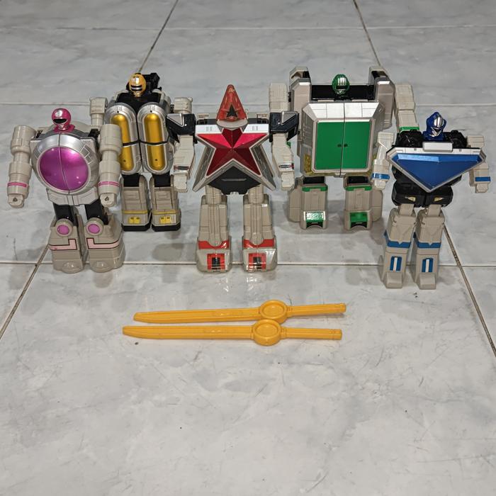 Jual power rangers super zeo megazord dx ori bandai,no legacy power ...