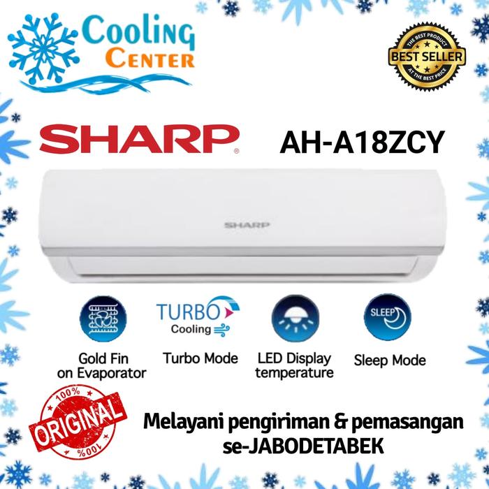 Jual AC SHARP AH-A 18ZCY AC 2PK R32 AC SHARP AH-A 18ZCY HARGA UNIT ONLY ...