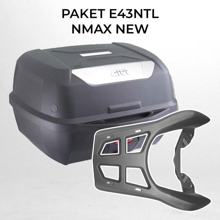 Jual Paket Box Motor Touring NMAX New 2020-2023 + Box GIVI E43 NTL ...