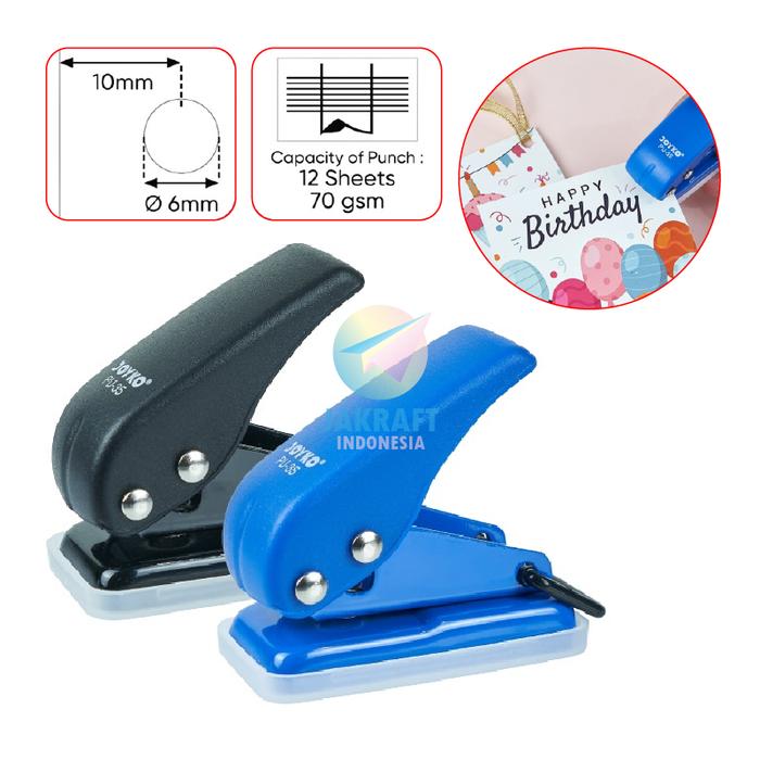 Promo Paper Punch 1 Lubang JOYKO PU-35 Pembolong Kertas Kartu Single ...