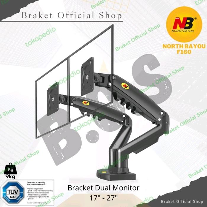 Jual nb f160 dual monitor gas Strut bracket led F160 nbf160 north bayou ...