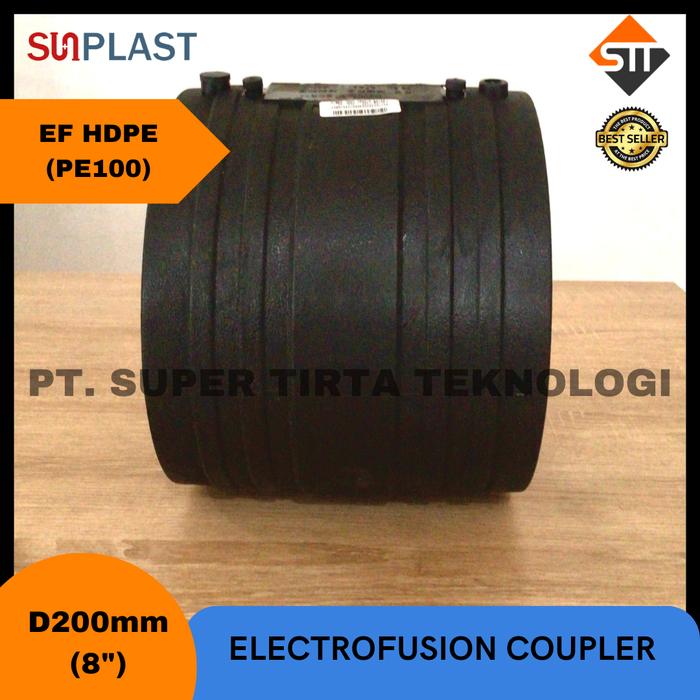 Jual Electro Fusion (EF) Coupler Fittings HDPE SDR11 PN16 - D200mm (8 ...
