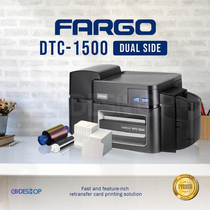 Promo Paket FARGO DTC-1500 Printer Kartu RFID 2 Sisi Warna Tajam Cicil ...