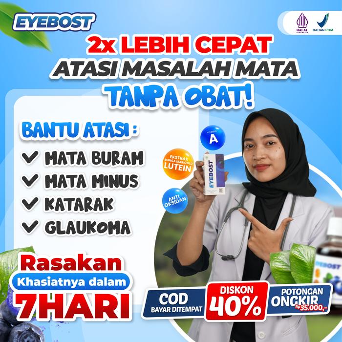 Promo Madu Eyebost Obat Mata Ampuh Atasi Mata Minus Buram Katarak ...