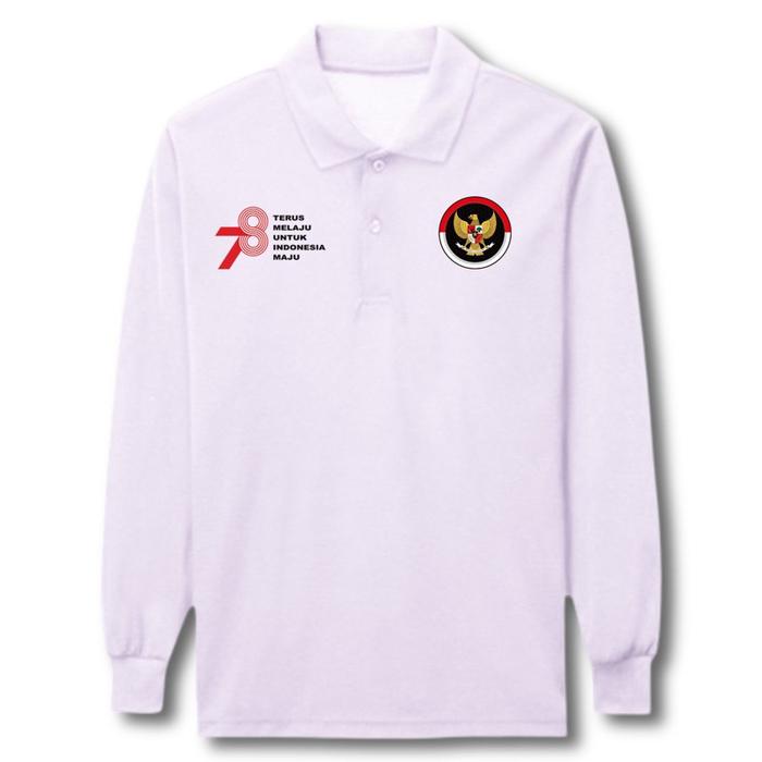 Jual Polo Shirt Kemerdekaan Logo HUT RI 78 Merah Putih 17 Agustus ...