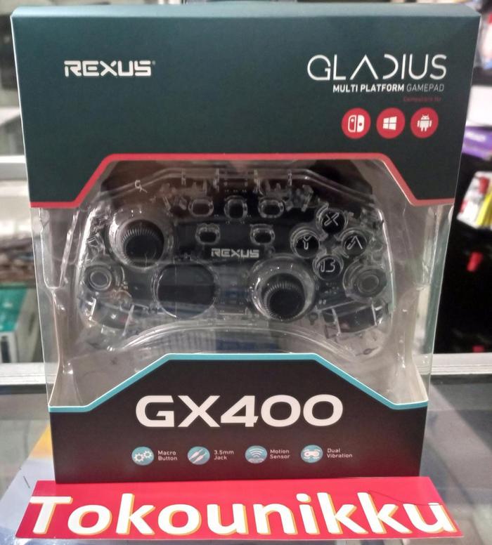 Jual Rexus GX400 Gamepad Wireless Bluetooth Gaming Joystick GX-400 ...