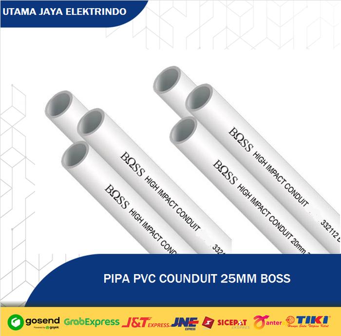 Jual Pipa Conduit PVC 25mm BOSS Putih Bisa di bending - MURAH - Jakarta ...