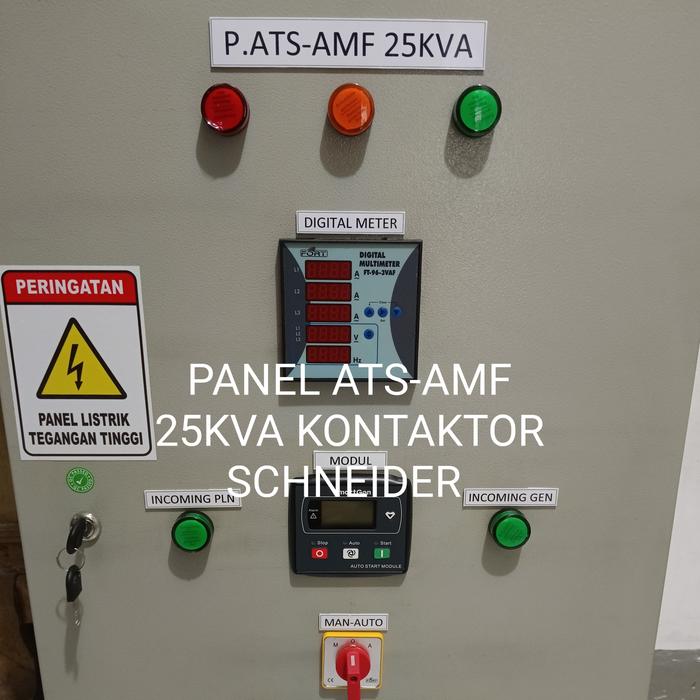 Jual PANEL ATS-AMF 25KVA GRATIS PASANG ,KONTAKTOR SCHNEIDER - Jakarta ...